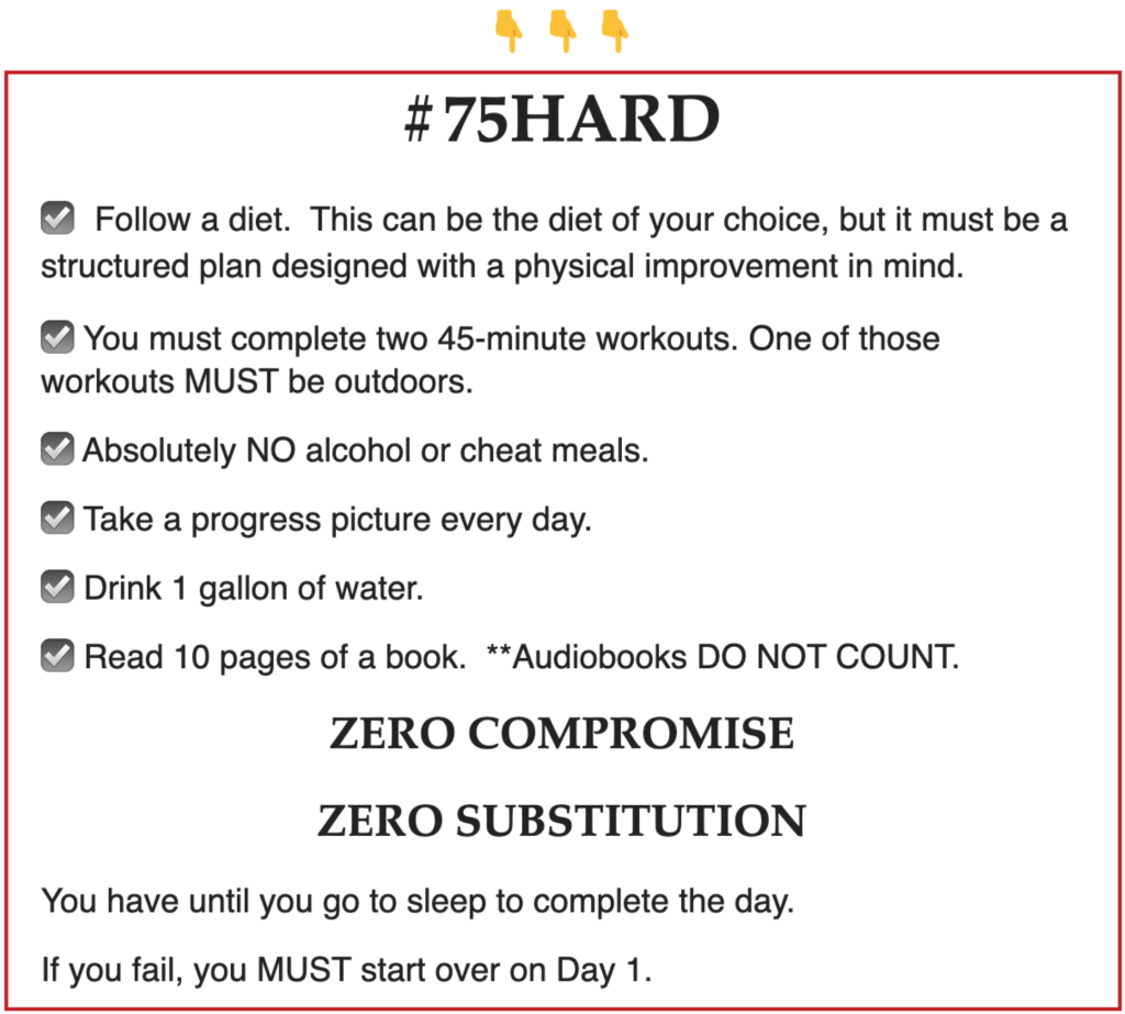 75Hard Benefits Timeline - 13 Lessons From 75Hard in 2023 - ikario